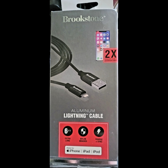 Brookstone | Cell Phones & Accessories | Brookstone 6 Ft Aluminum ...